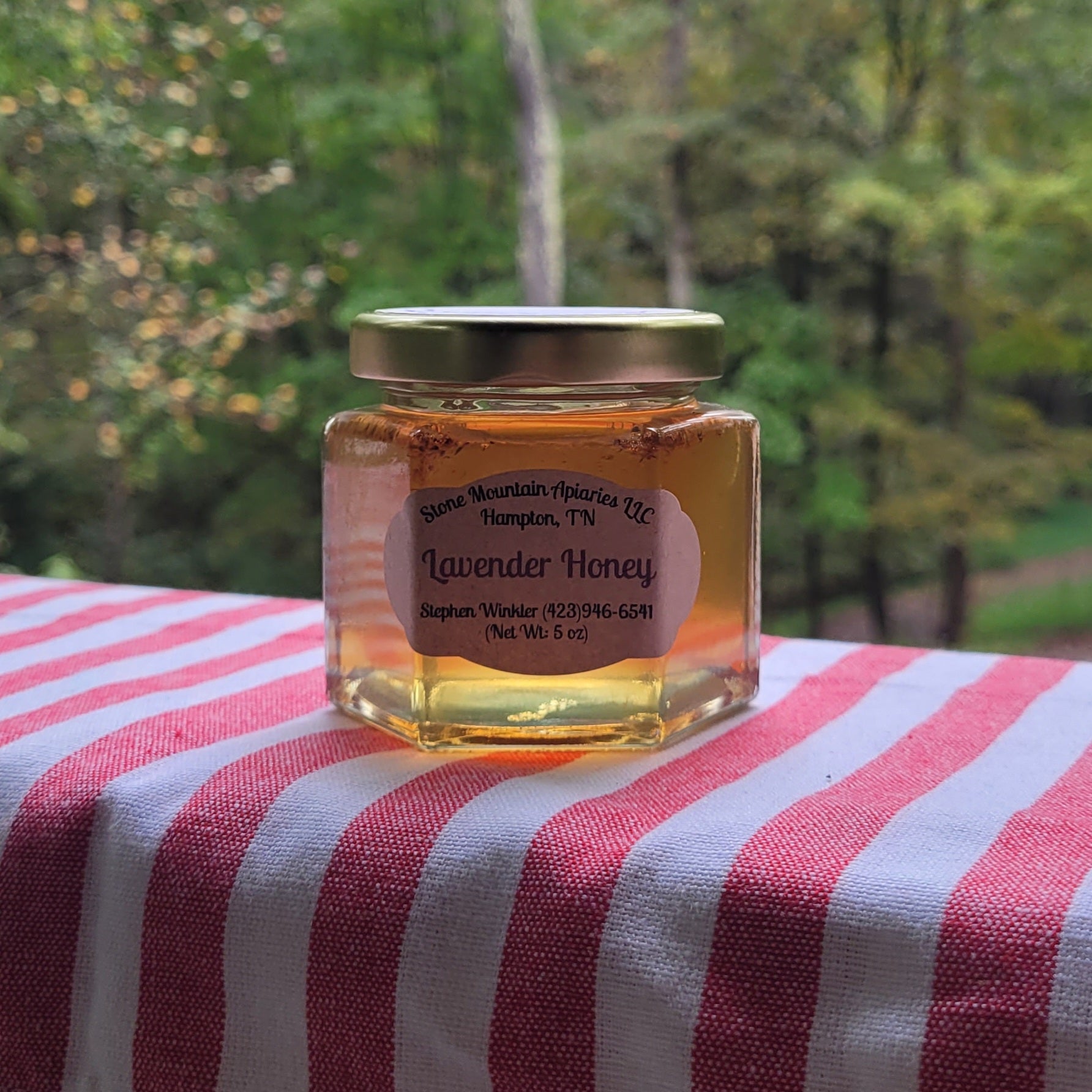 Stone Mountain Apiaries Lavender Honey Hex Jar – Foxadise Farms